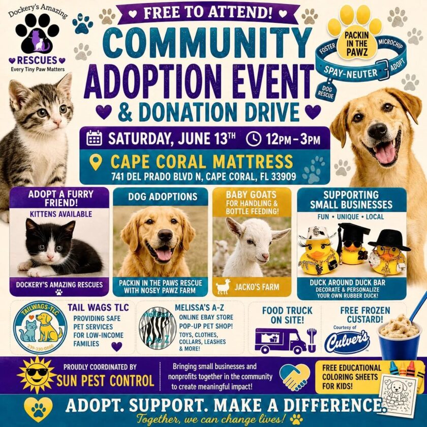 Community Adoption Event & Donation Drive to support area animal ...